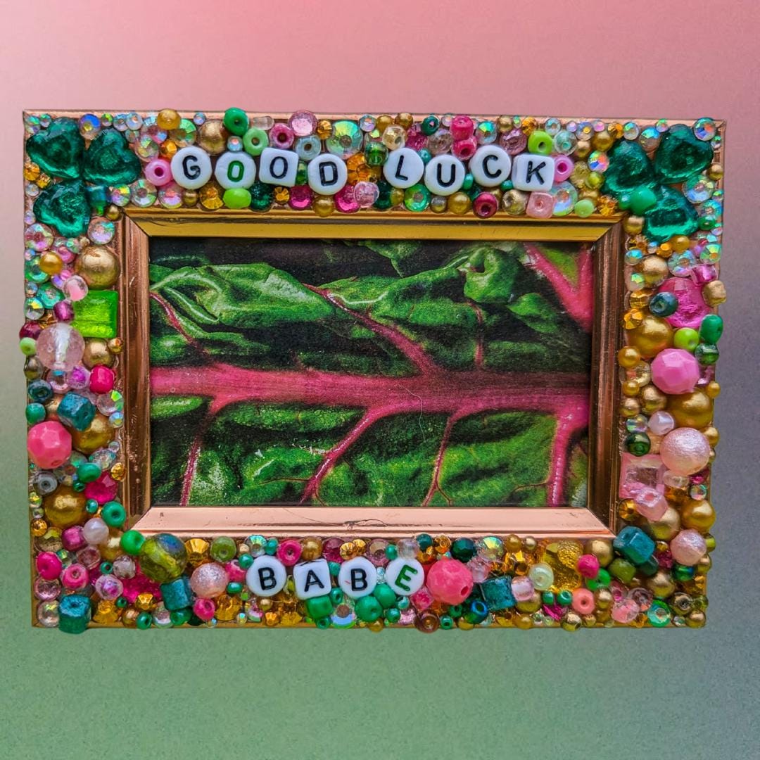 Good Luck Babe Mini Frame - Etsy