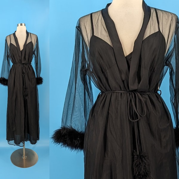 Black Negligee - Etsy