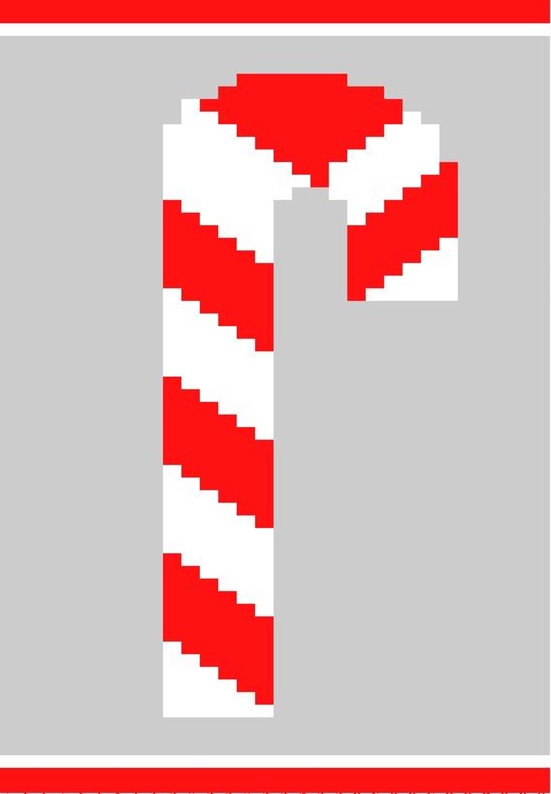 Candy Cane Chunky Knit Pattern - Etsy