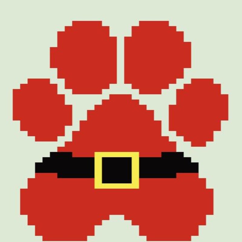 Santa Dog Knit Pattern - Etsy