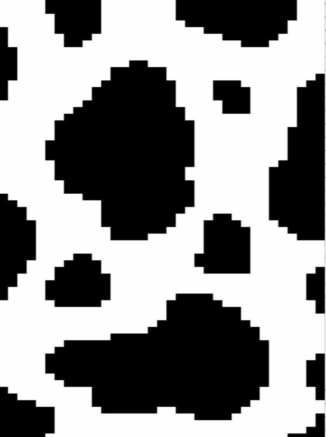 Cow Print Chunky Knit Blanket Pattern 67 X 35 - Etsy