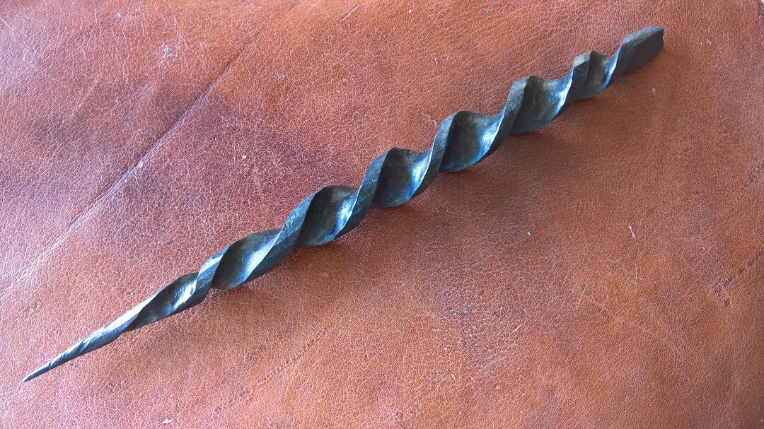 Wand Forged Iron Handmade Wicca Magic Craft Pagan Witch Spell Metal ...