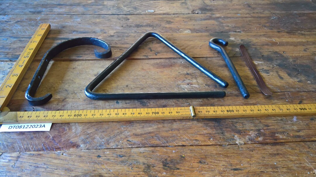 Dinner Bell Triangle Blacksmith Handmade - Etsy