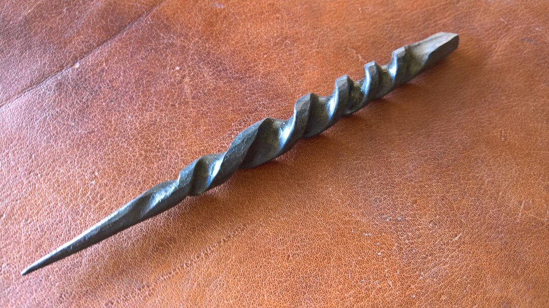 Wand Forged Iron Handmade Wicca Magic Craft Pagan Witch Spell Metal ...