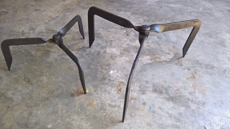 Folding Trivet Camping Cooking Hiking Forged Iron Blacksmith - Etsy ...