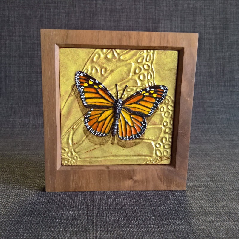 Bas Relief Butterfly - Etsy