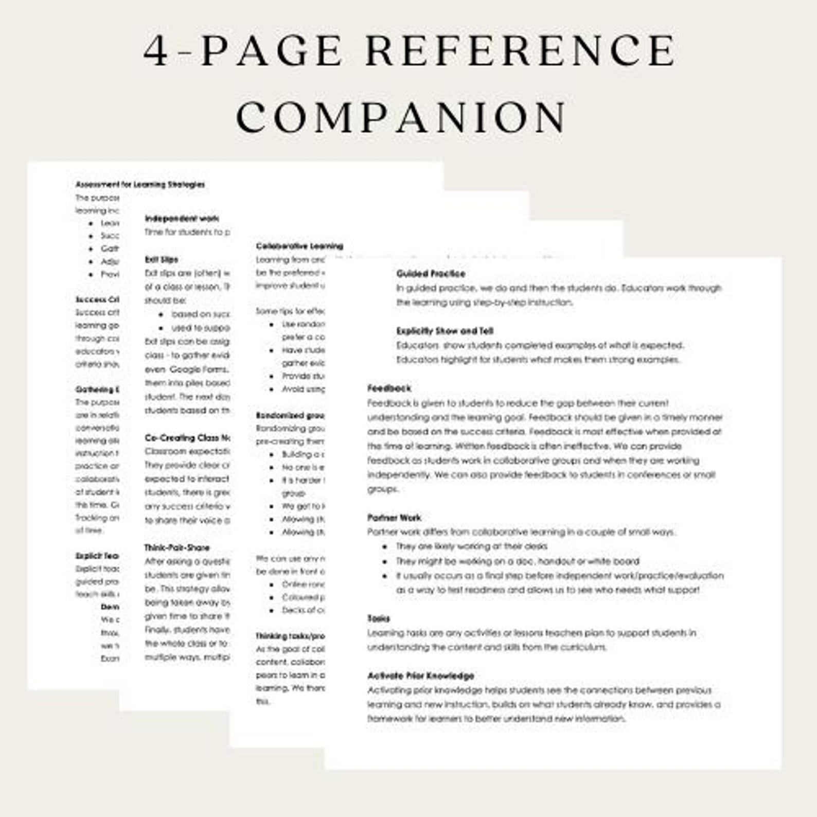 Editable Lesson Plan Template | Evidence-based Teaching (PDF Download ...