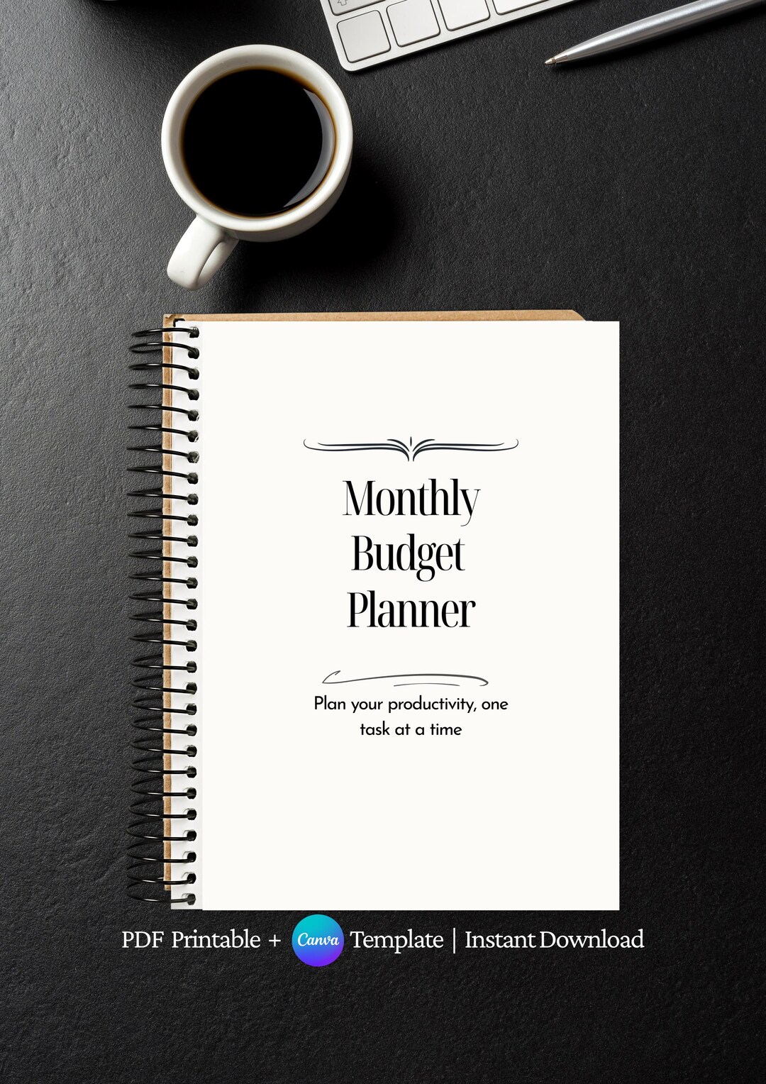 Monthly Budget Planner | Expense Tracker | Financial Organizer | A4 ...