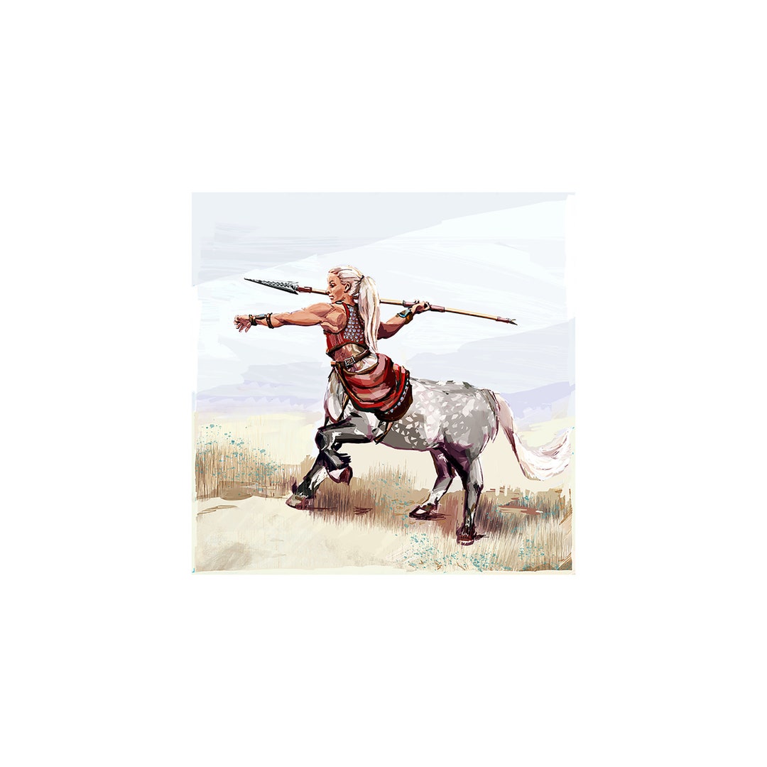 Fantasy Wall Art Print, Illustration Print, Mythical Creatures ...