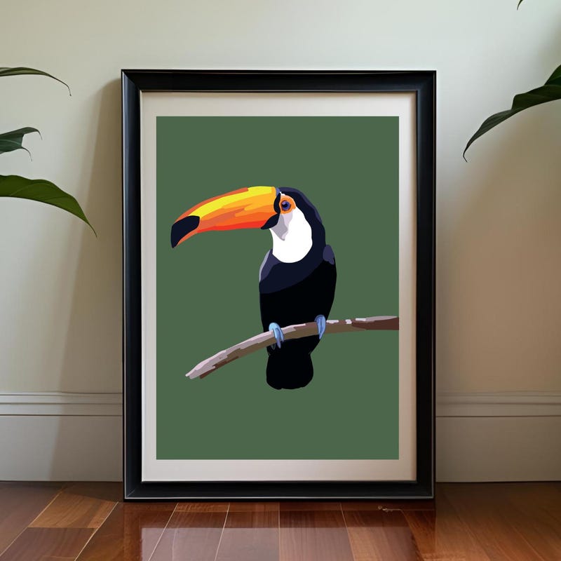 Toucan Poster - Etsy