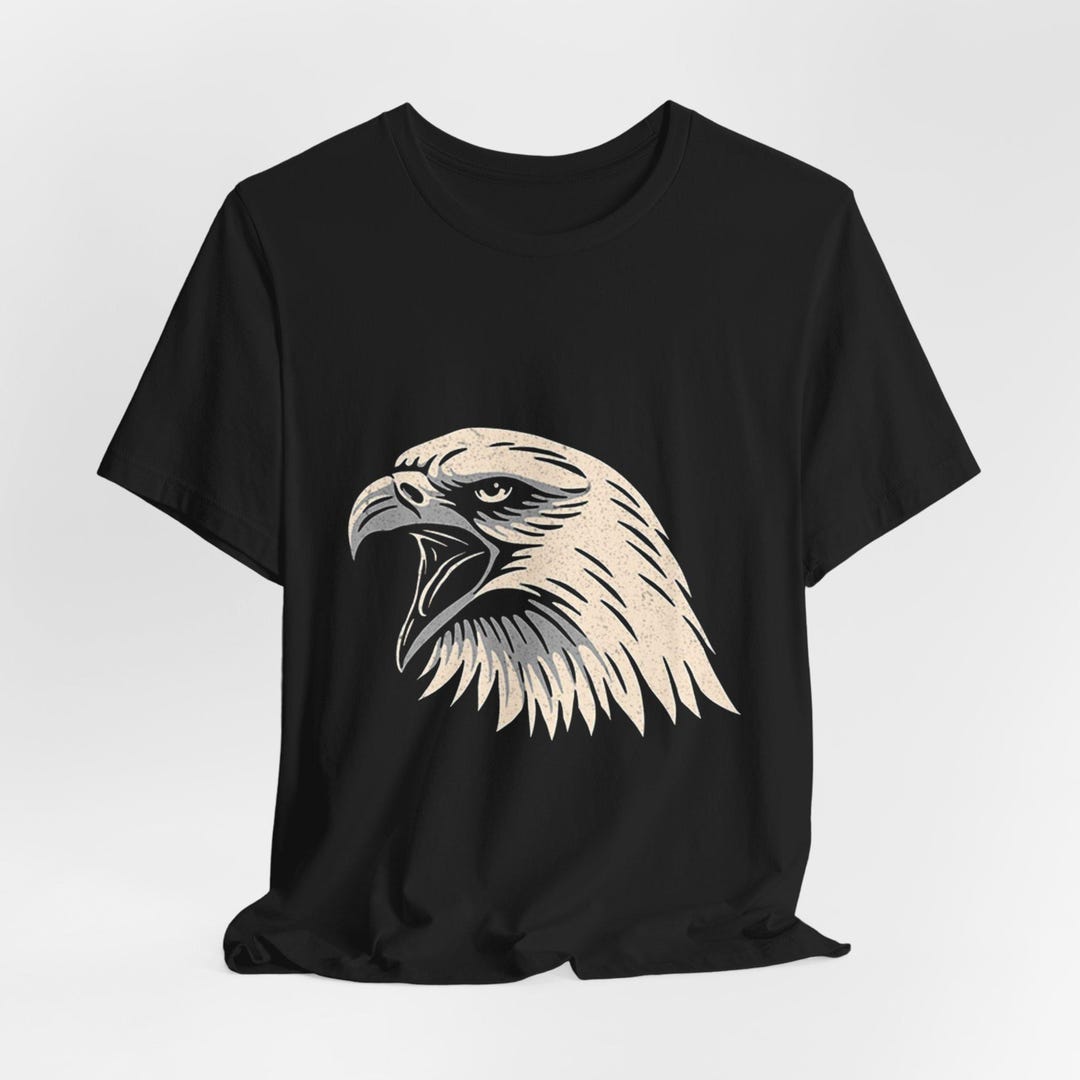Eagle Head T-shirt – Screaming Eagle Graphic Tee – Bold Freedom Animal ...