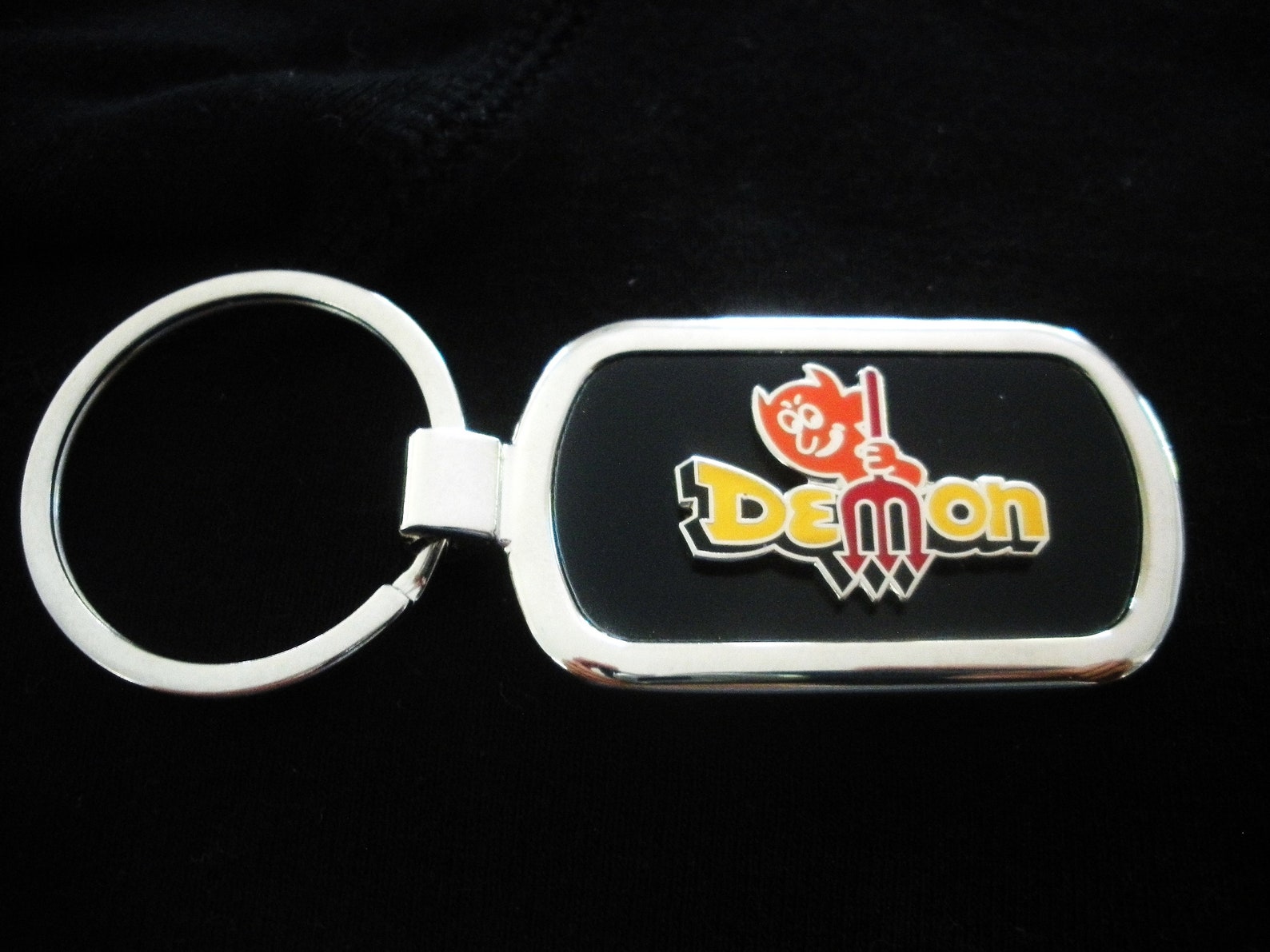 Dodge Demon Silver & Black Onyx Personalized Engraved Key | Etsy