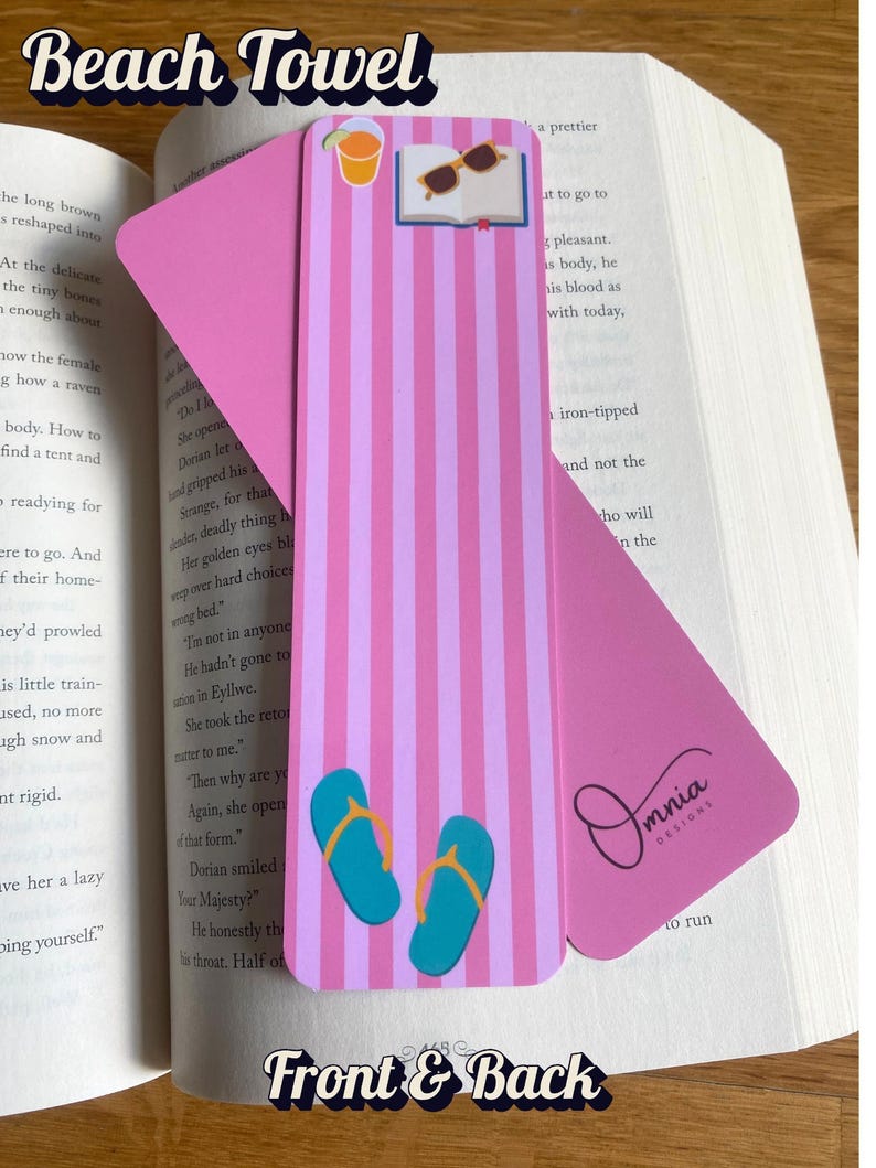Fun in the Sun Bookmarks – Summer Bookmark Set, Colorful Beach ...