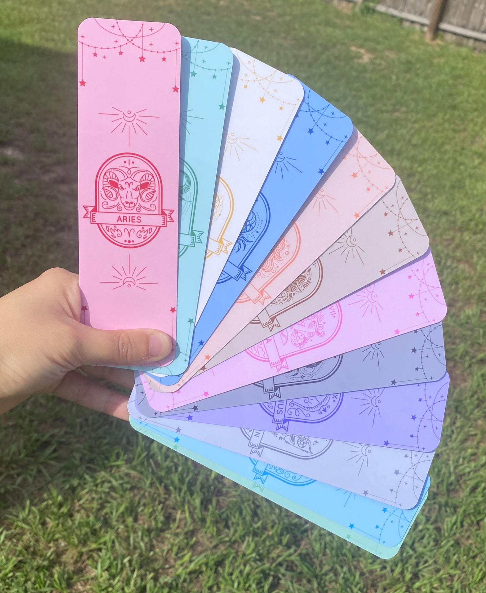 Pastel Zodiac Bookmarks – Astrology Star Sign Gift - Etsy