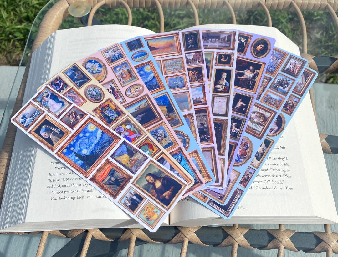 Famous Painters Bookmark Set – Art Gallery Bookish Gift - Etsy