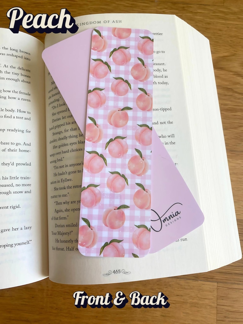 Fruit Bookmarks Set – Gingham Summer Reading, Laminated - Etsy