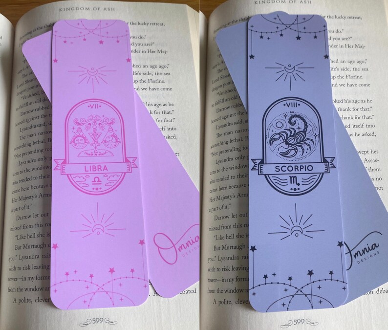Pastel Zodiac Bookmarks – Astrology Star Sign Gift - Etsy