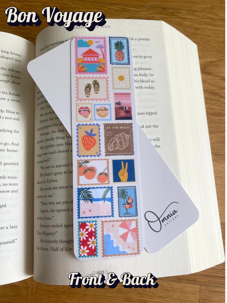 Fun in the Sun Bookmarks – Summer Bookmark Set, Colorful Beach ...