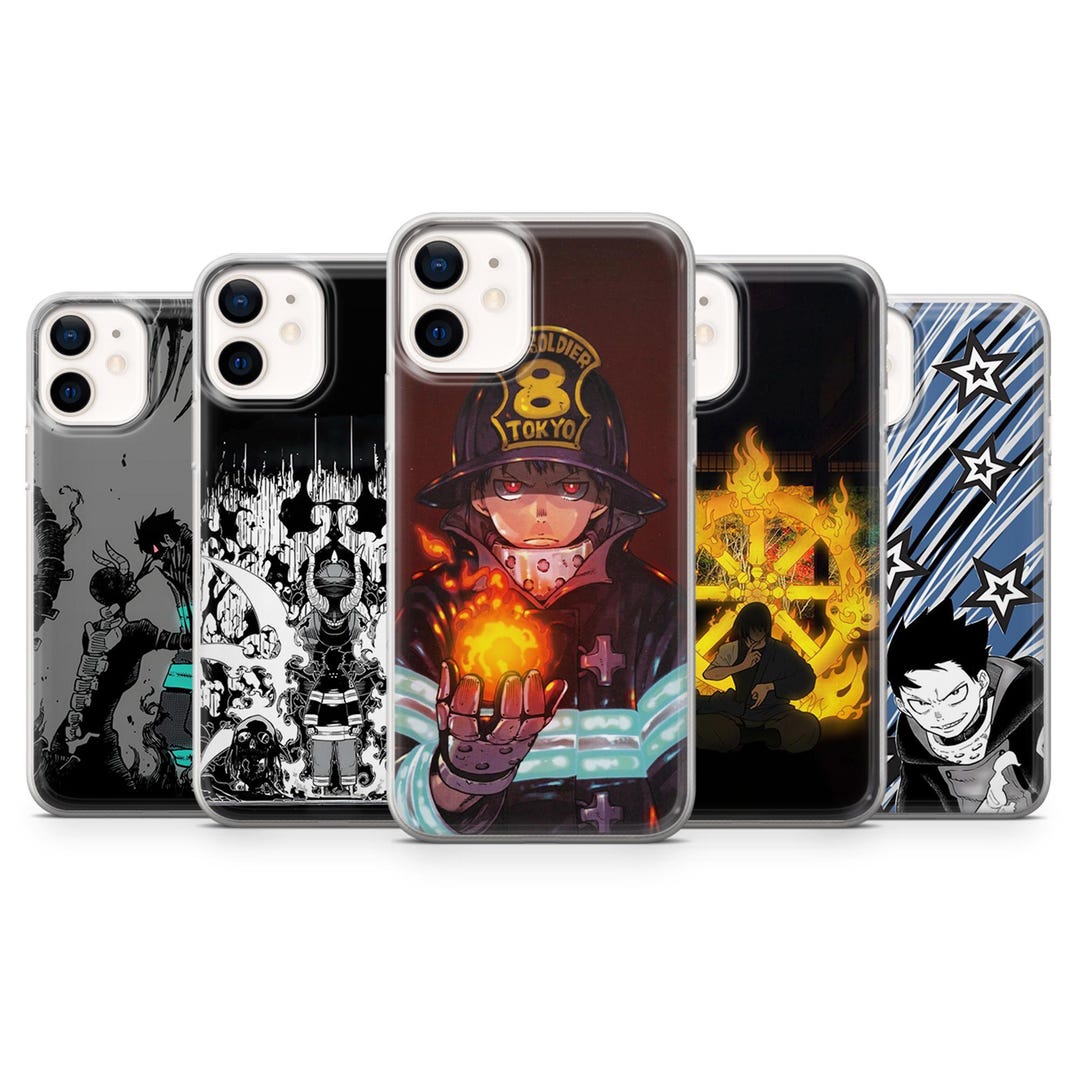 Fire Force Phone Case Japanese Manga Cover for iPhone 16pro, 15, 14, 13 ...