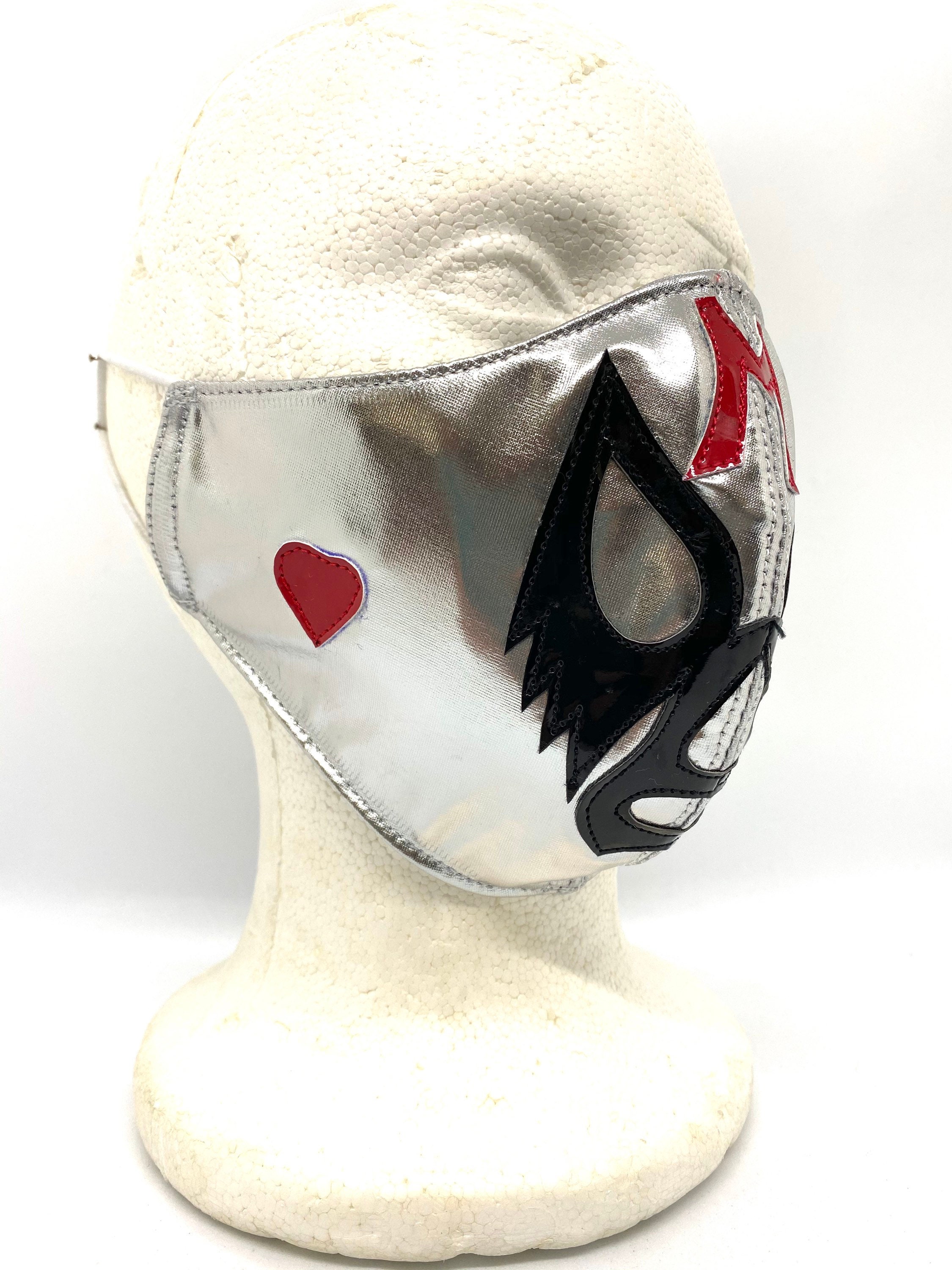 Lucha Libre Silver Face Mask Wrestling Luchador Mil Mascaras | Etsy