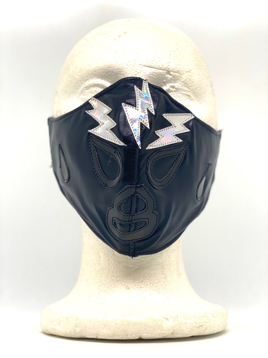 Lucha Libre Face Mask Wrestling Luchador Neutron Mascara Lightning Bolt ...