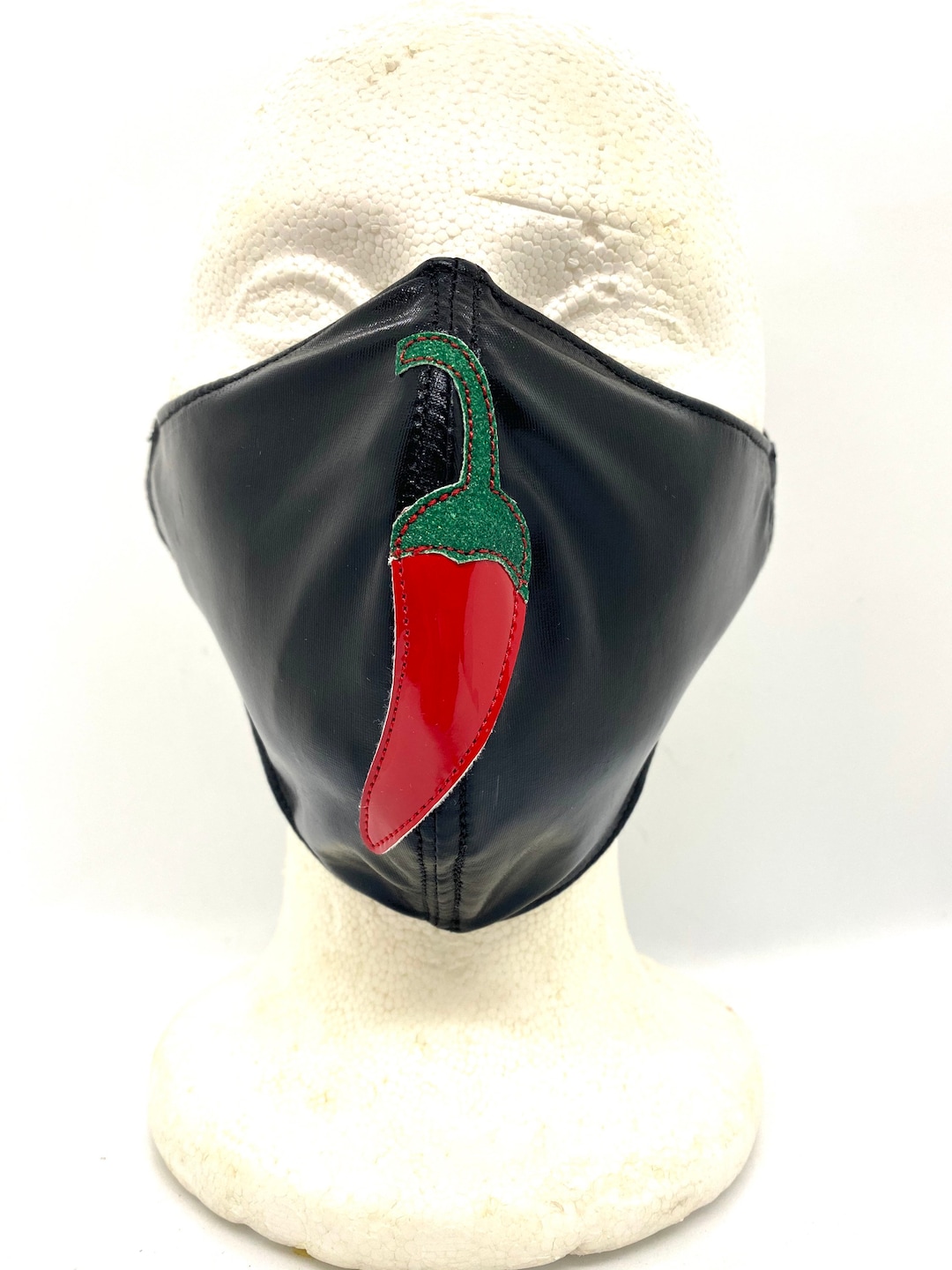 Hand Made Red Pepper Face Mask Hot Pepper - Etsy