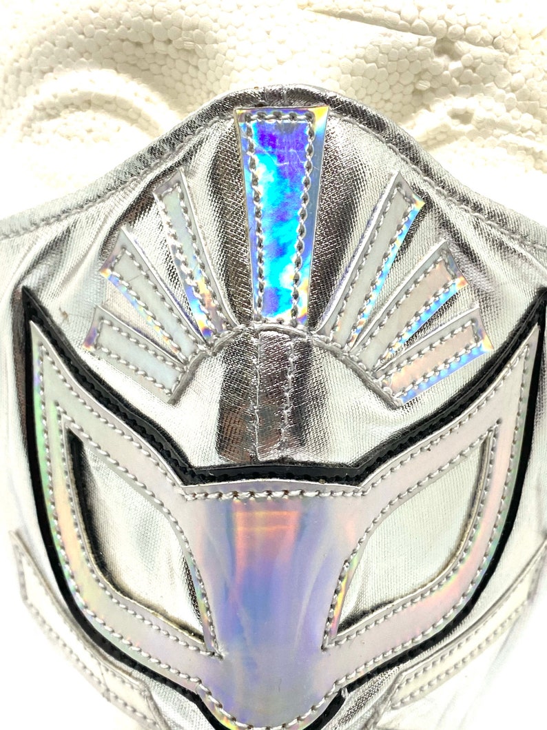 Hand Made Lucha Libre Face Mask Wrestling Luchador Silver | Etsy