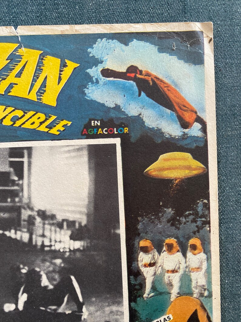 1971 Superzan El Invencible Lobby Card Vintage Movie Poster - Etsy