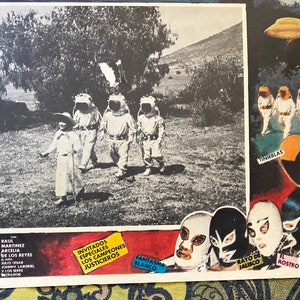 1971 Superzan El Invencible Lobby Card Vintage Movie Poster Lucha Libre ...