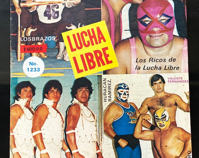 Vintage Lucha Libre Magazine 1233 1987 Wrestling Zine Vintage - Etsy