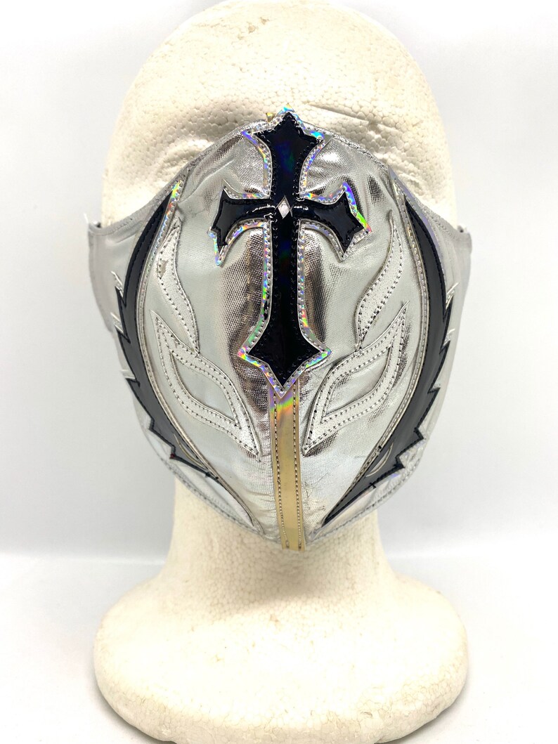 Lucha Libre Face Mask Wrestling Luchador Silver - Etsy