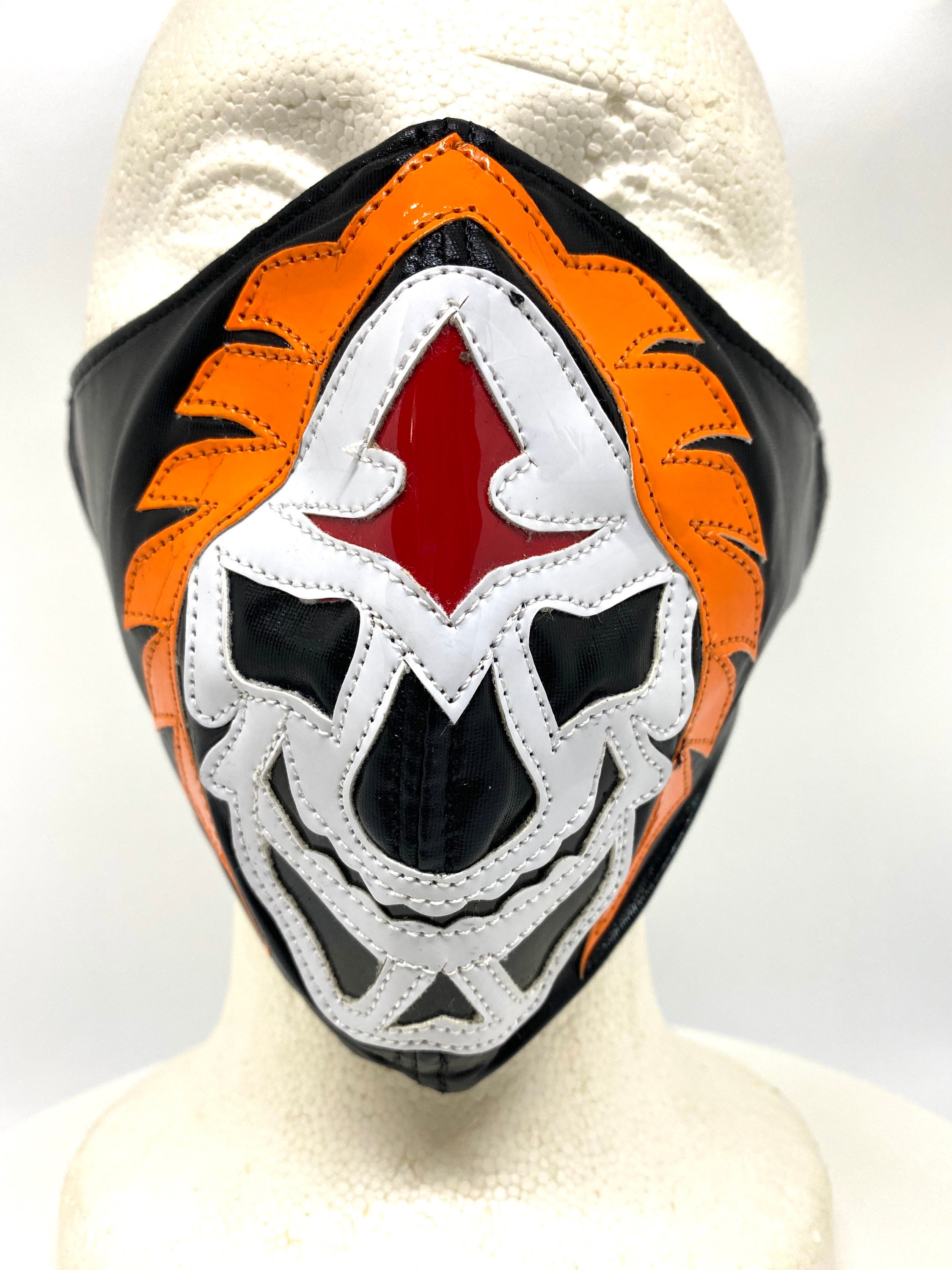 Lucha Libre Face Mask Hand Made Luchador Skull Rock Goth - Etsy