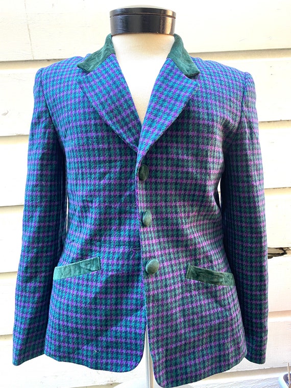 Vintage Velvet Blazer Pendleton - Gem
