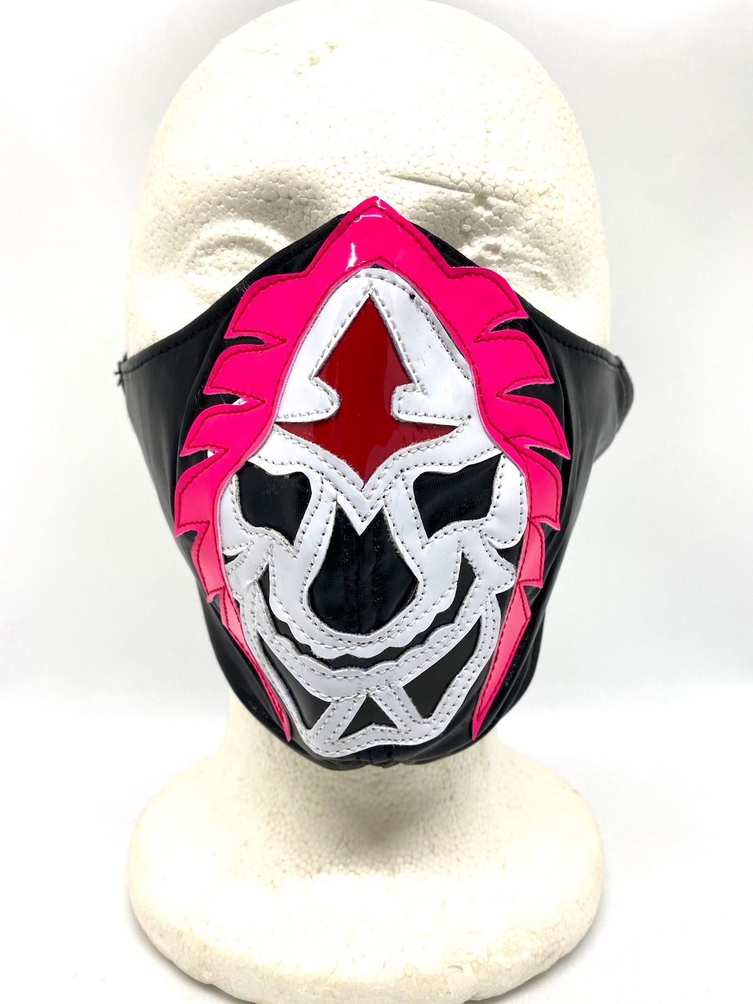 Skull Lucha Libre Face Mask Luchador Hand Made Goth Rock - Etsy