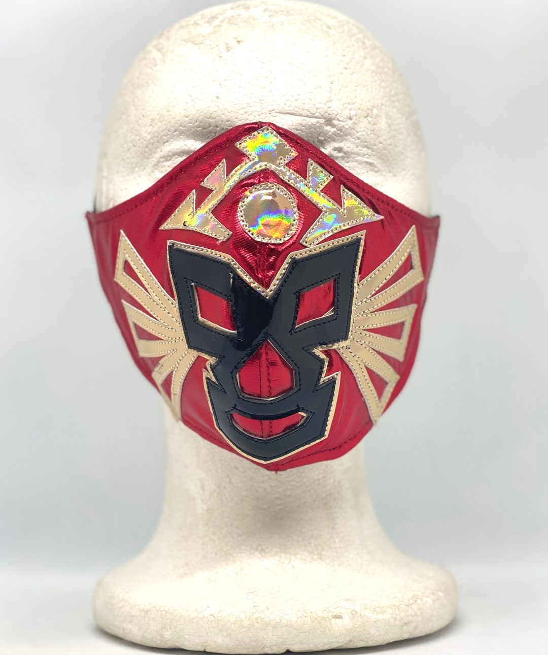 Lucha Libre Face Mask Wrestling Luchador Doctor Wagner Dr Wagner Red ...