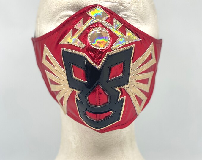Lucha Libre Face Mask Wrestling Luchador Doctor Wagner Dr Wagner Red ...