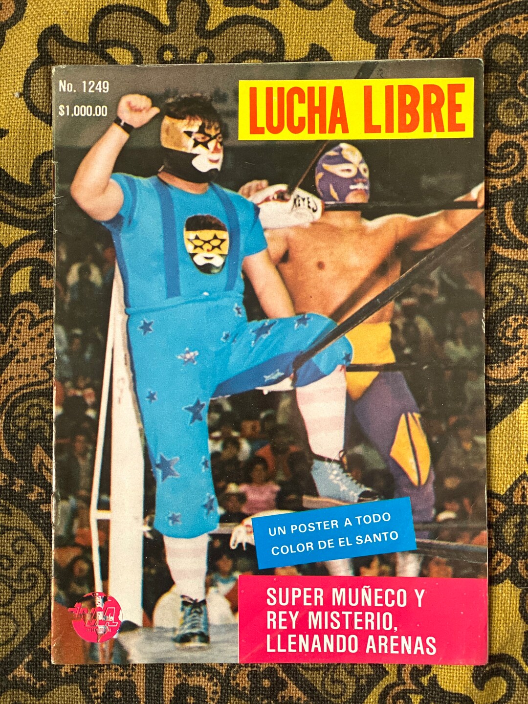 1249 Lucha Libre Revista Magazine Vintage Luchador 1988 Rey Misterio ...