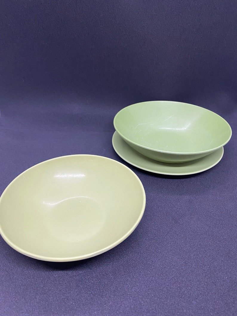Vintage Melamine Dinnerware Set of Plates | Etsy