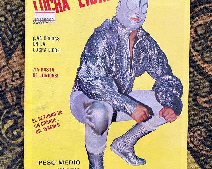 Vintage 1987 Lucha Libre Magazine Luchador Revista Wrestling Magazine ...