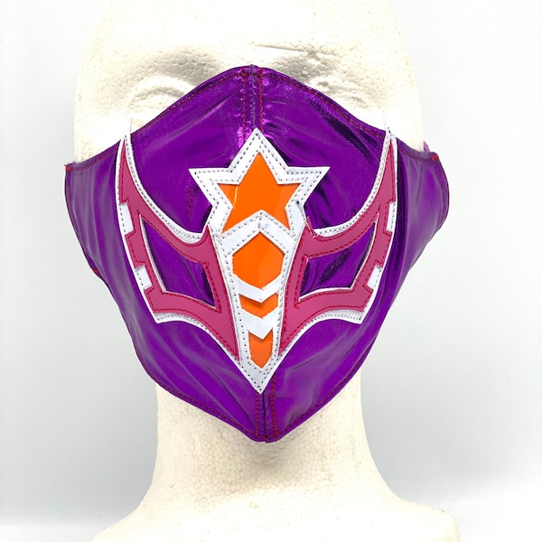 Purple Luchador Mask - Etsy