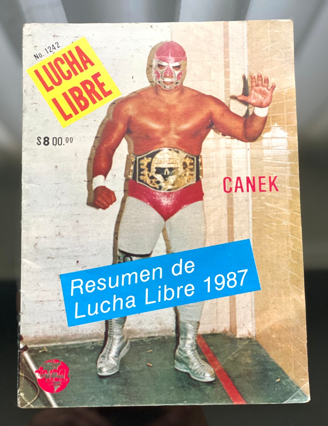 Vintage Lucha Libre Magazine Luchador 1987 Revista Canek Poster El ...
