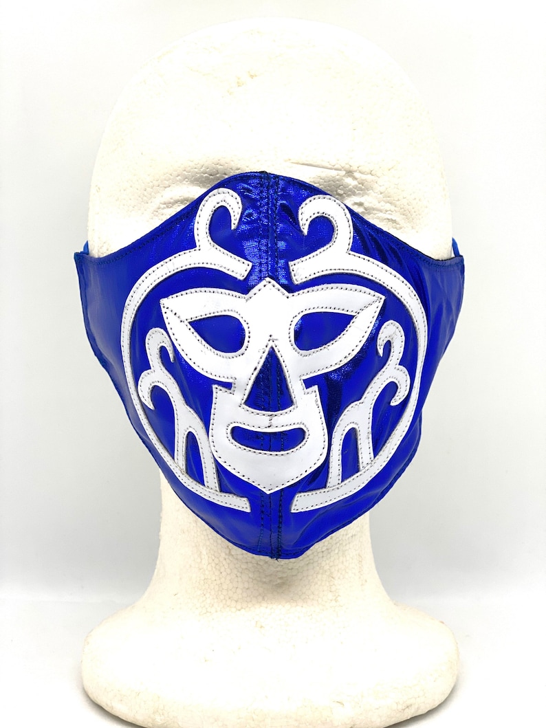 Lucha Libre Face Mask Luchador Blue Huracan Ramirez Mask - Etsy