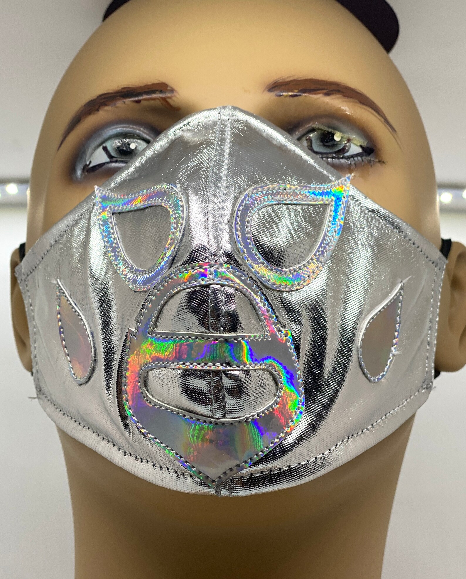 Kids Childrens Lucha Libre Face Mask Wrestling Silver - Etsy