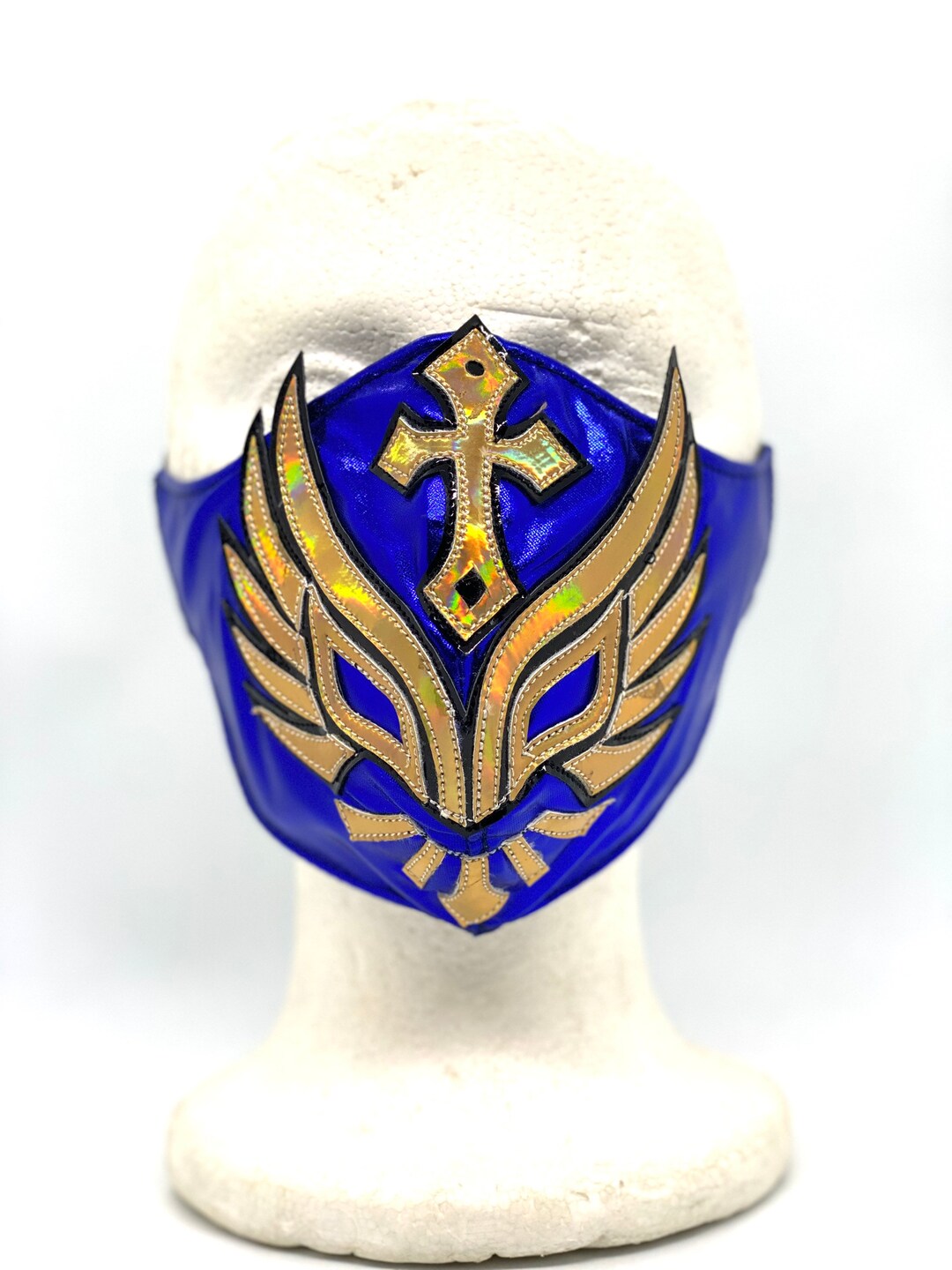 3D Blue Face Mask Hand Made Caristico Mask - Etsy
