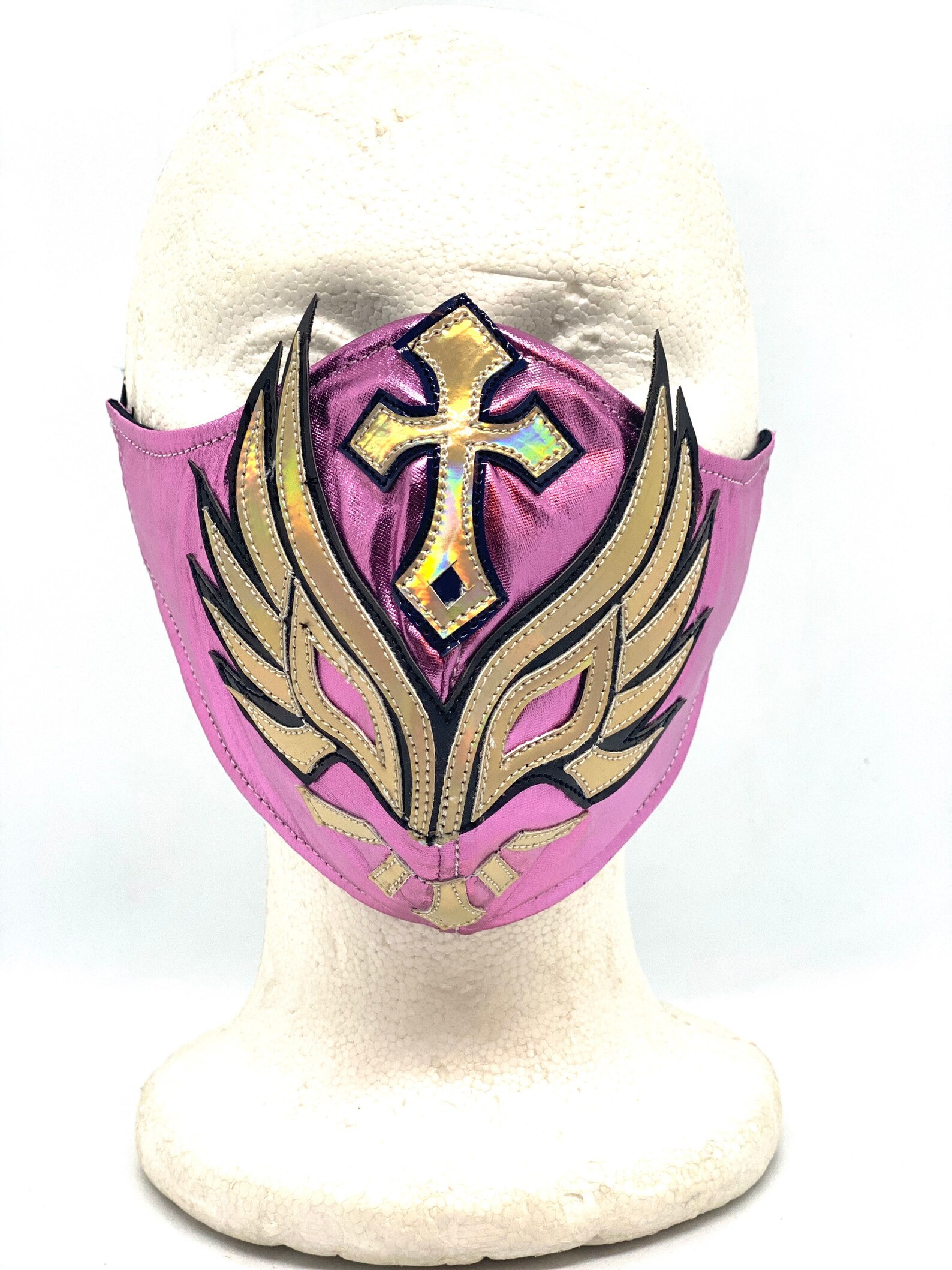 Pink Lucha Libre Face Mask Luchador Wrestling Luchador Mask 3D | Etsy