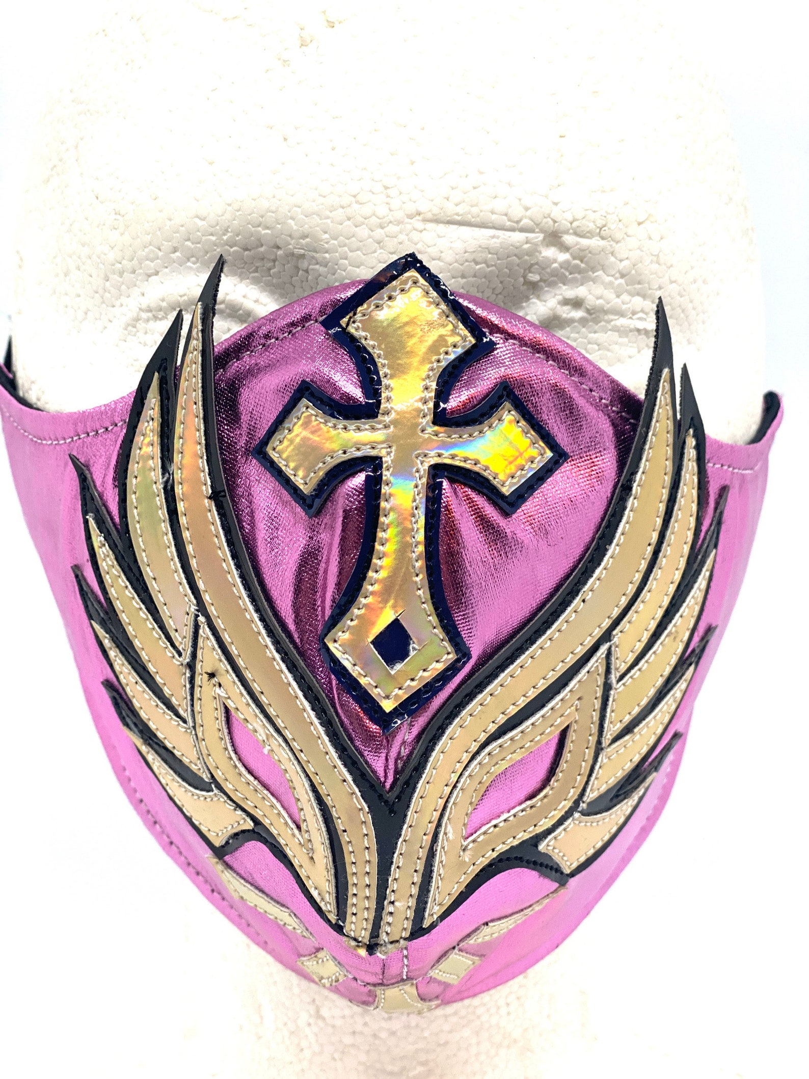 Pink Lucha Libre Face Mask Luchador Wrestling Luchador Mask 3D | Etsy