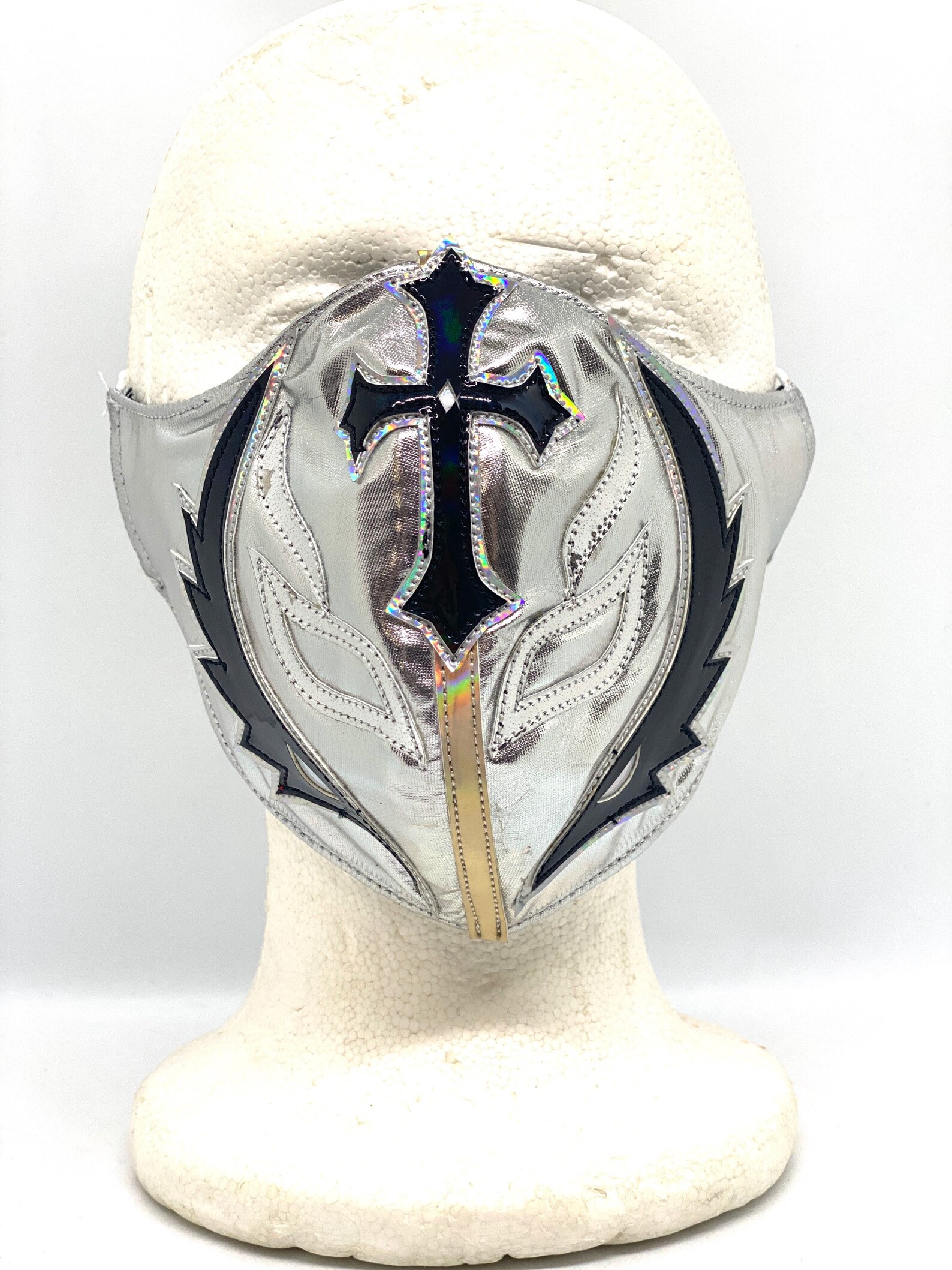 Lucha Libre Face Mask Wrestling Luchador Silver - Etsy