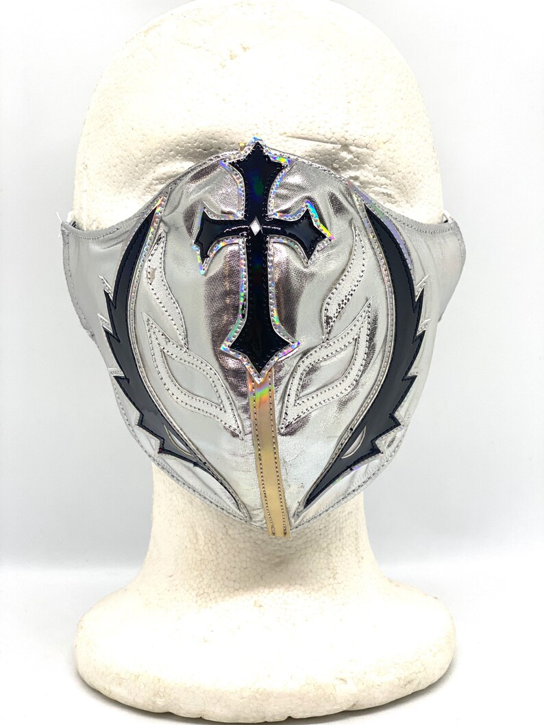 Lucha Libre Face Mask Wrestling Luchador Silver - Etsy