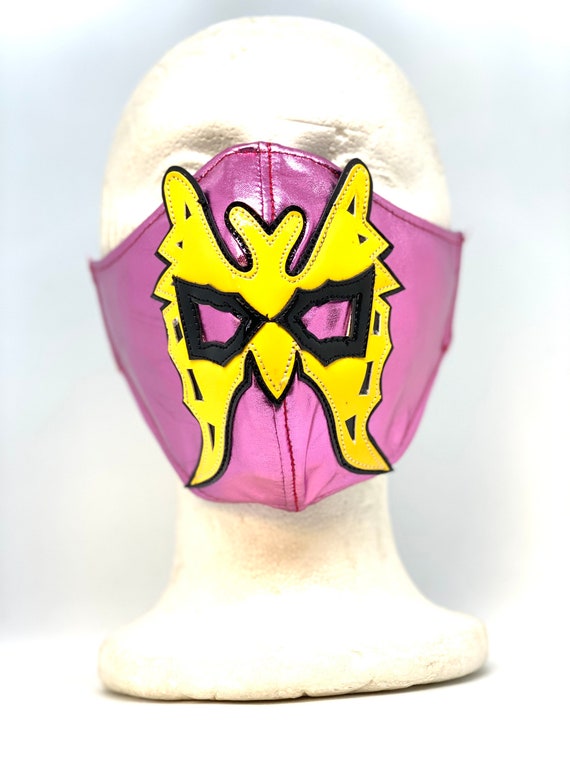 Butterly Face Mask Mariposa Hand Made Pink Metallic - Etsy
