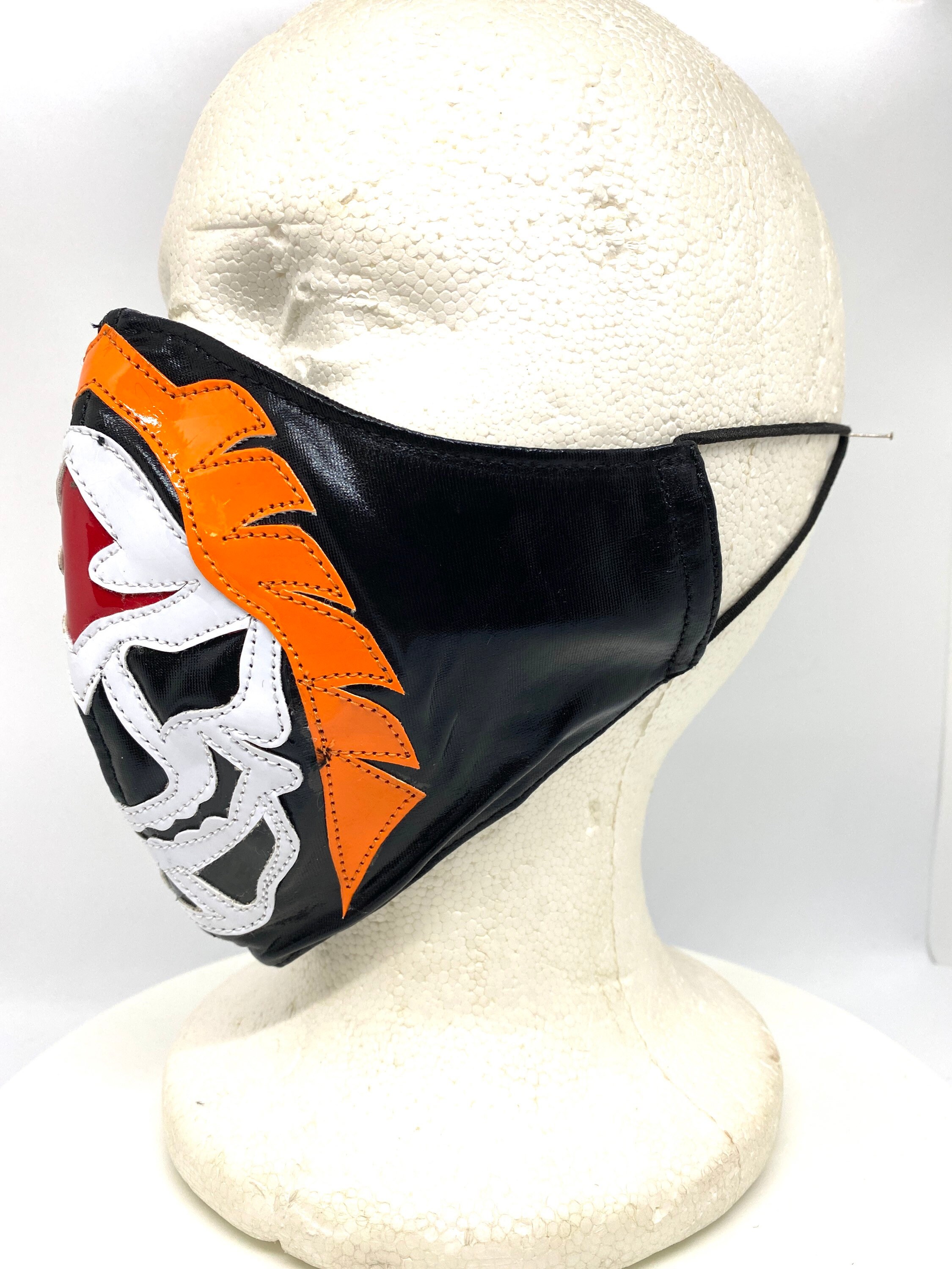 Lucha Libre Face Mask Hand Made Luchador Skull Rock Goth - Etsy